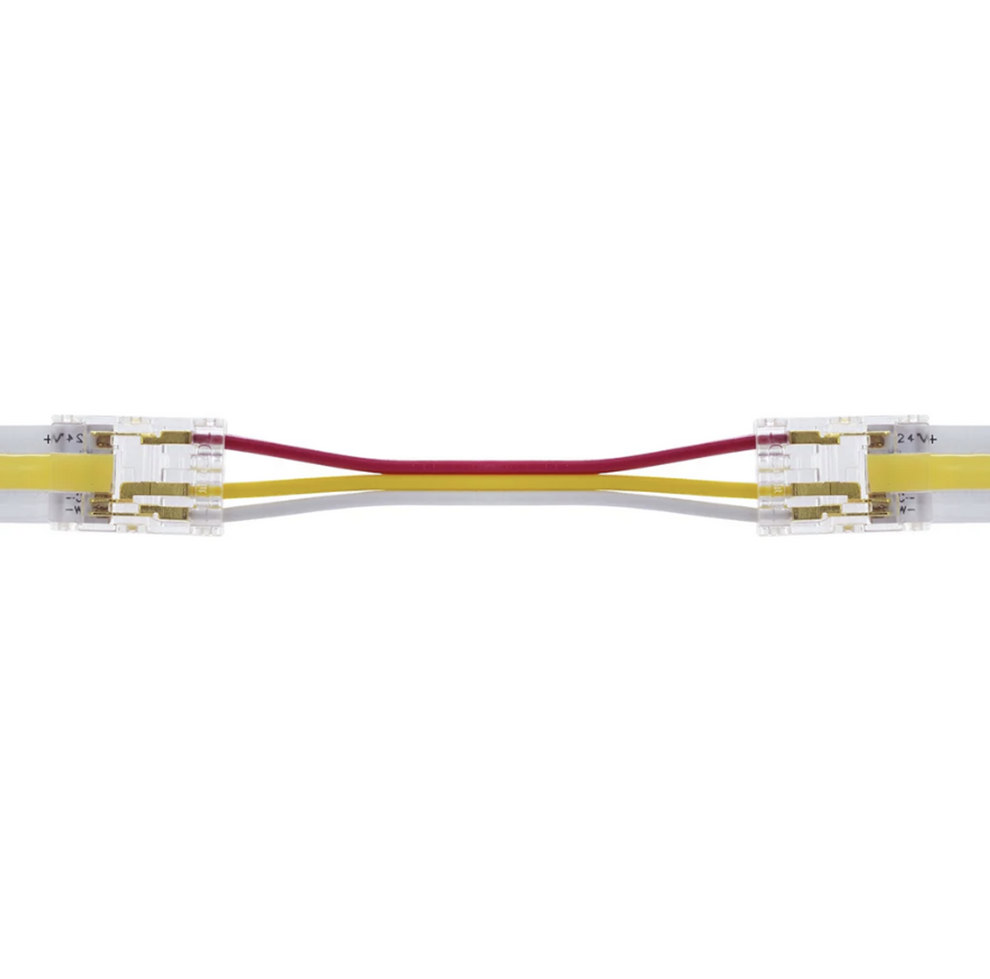 Inline CCT Tuneable White COB LED Strip To Strip Corner – REEL TECH Direct
